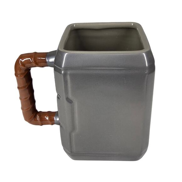 Marvel | Dining | Marvel Disney Thor Hammer Coffee Mug Gray Ceramic 3d ...